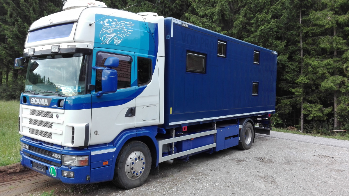 Wohnmobil LKW Scania